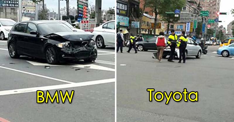 BMW再度獵殺Toyota，撞飛50公尺讓網友驚訝「全省展開復仇計劃…」 | TEEPR 亮新聞